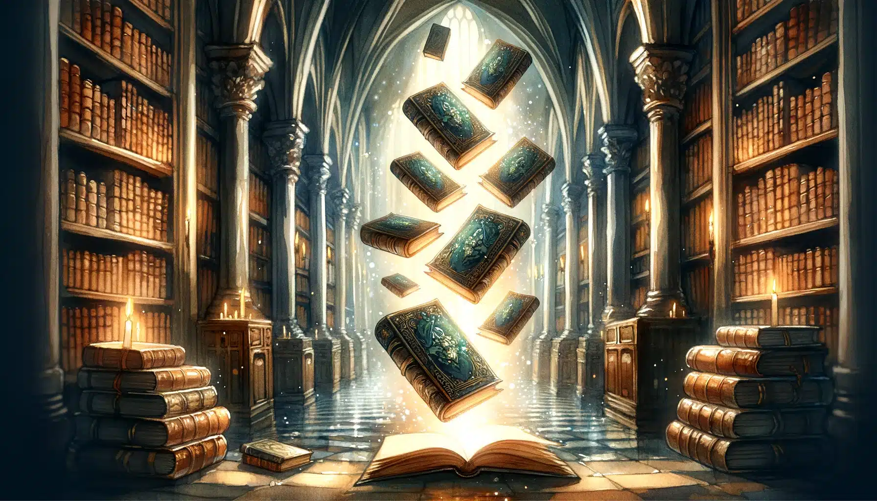 100 Urban Fantasy RPG Random Encounters: Magic Library